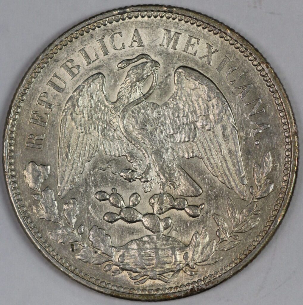 1908 Mo GV Mexico Cap & Rays One Peso Silver Crown – Portsmouth Coin ...