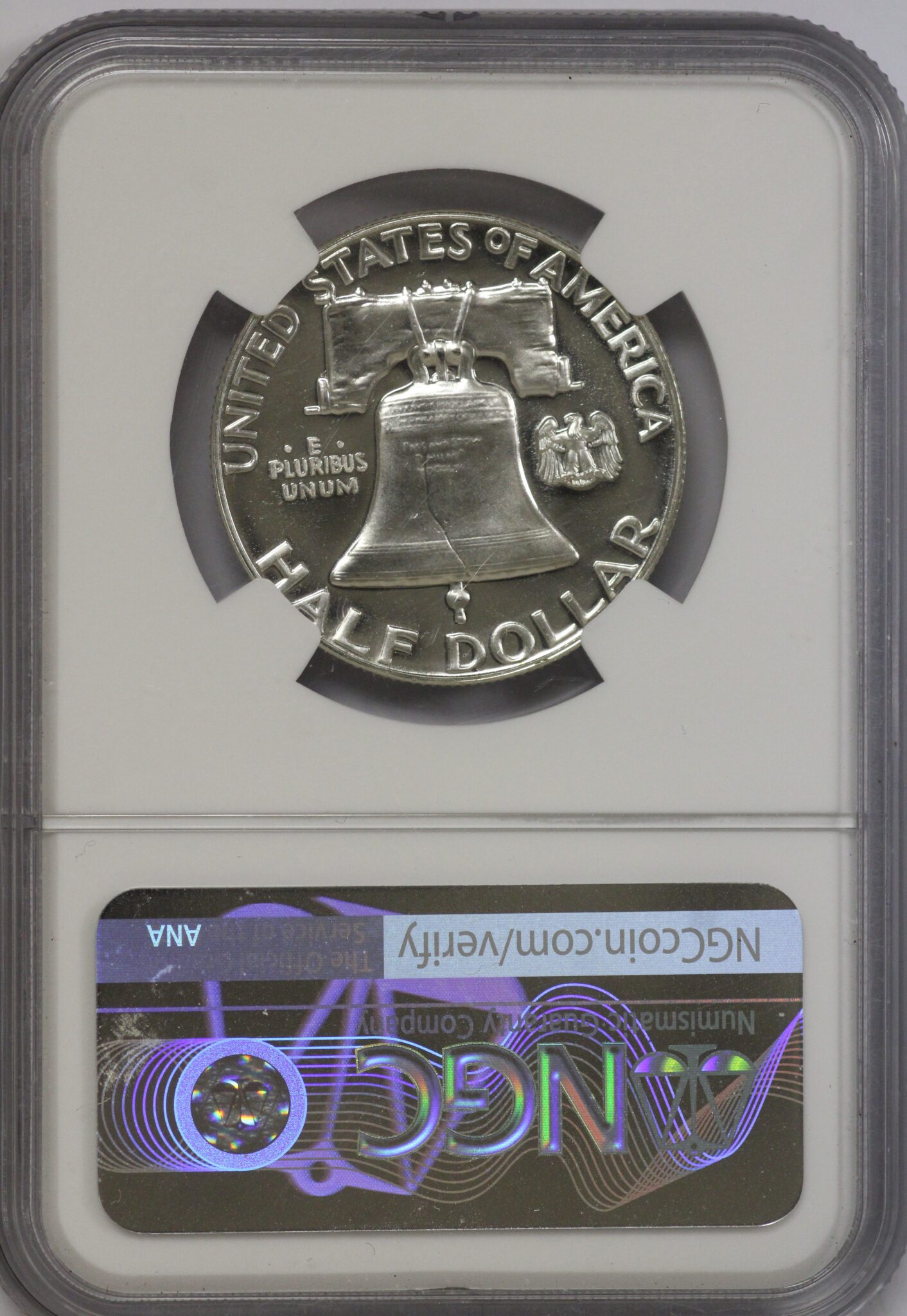 Auction – 1956 Franklin Half – Type 2 – NGC PF66 – Light Spotting ...