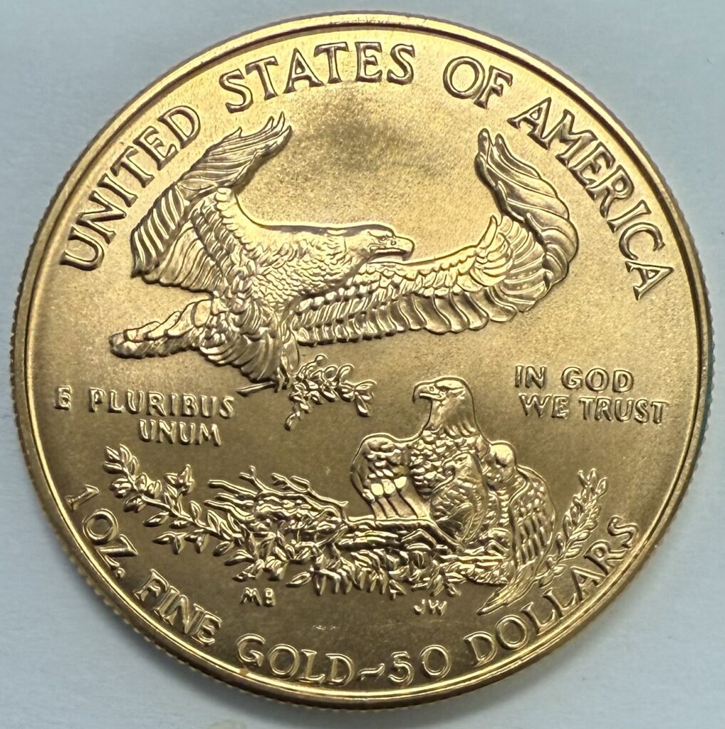 1999 1 oz American Gold Eagle – Portsmouth Coin & Currency Co