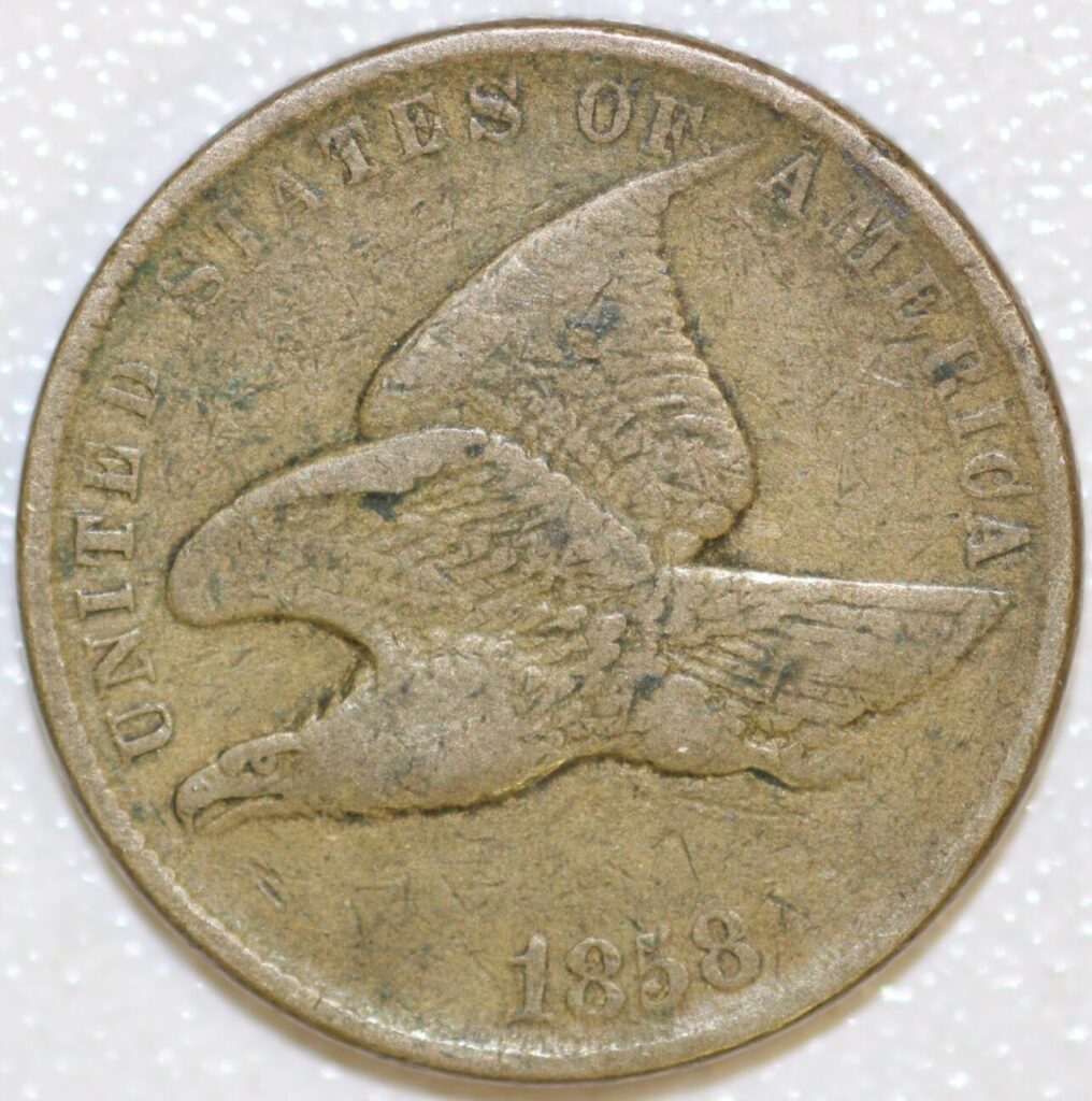 1858 Small Letters Flying Eagle Cent F to VF – Portsmouth Coin ...