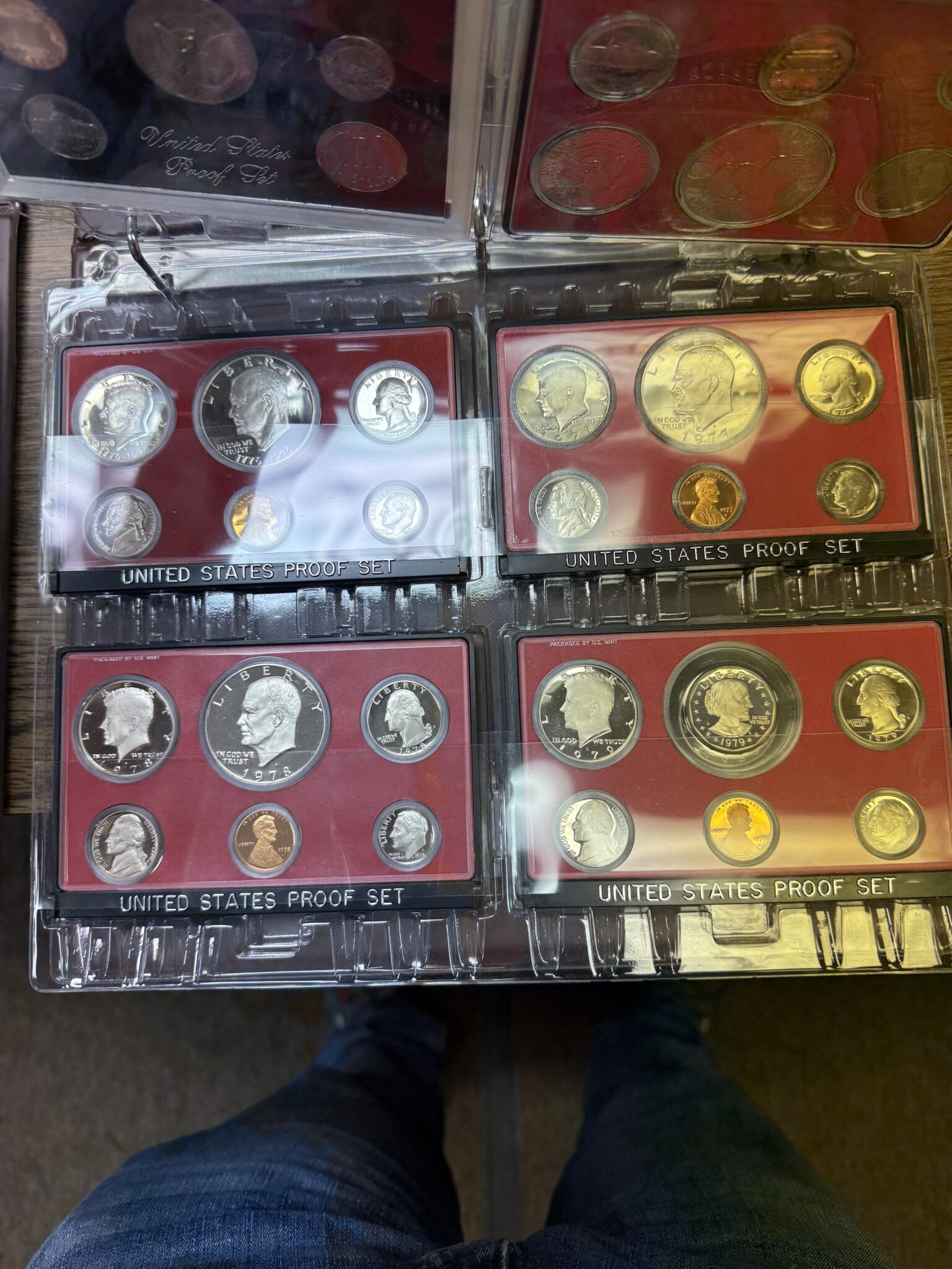 1968 to 1998 S Proof Sets Book 1 And 2 All Sets Complete Including 40% ...