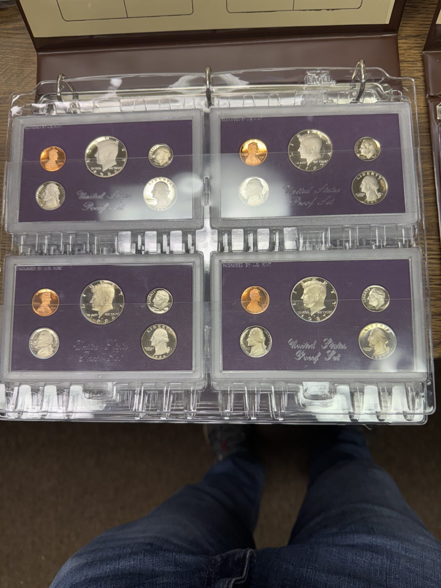 1968 to 1998 S Proof Sets Book 1 And 2 All Sets Complete Including 40% ...