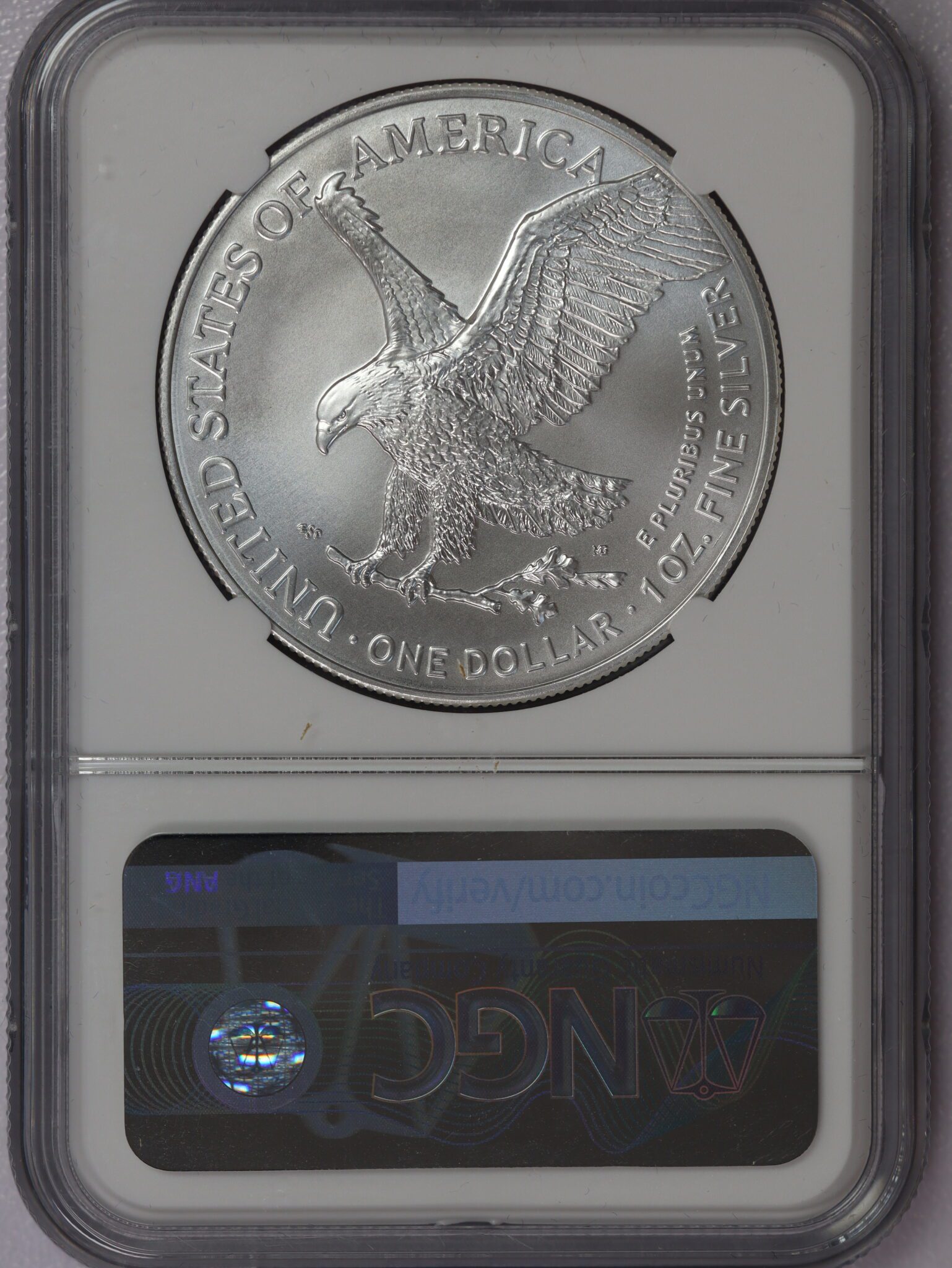 2023 Silver Eagle First Day Of Issue 1st Light Blue Label MS70 NGC ...