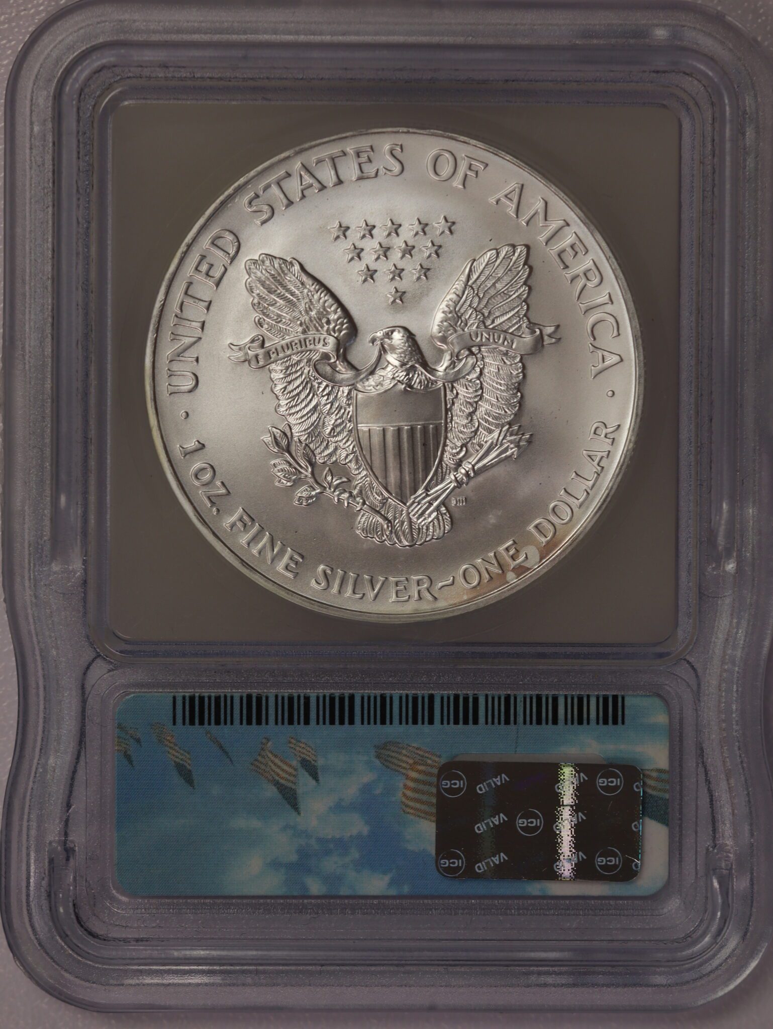 Auction – 2006 Silver Eagle MS70 ICG – Portsmouth Coin & Currency Co