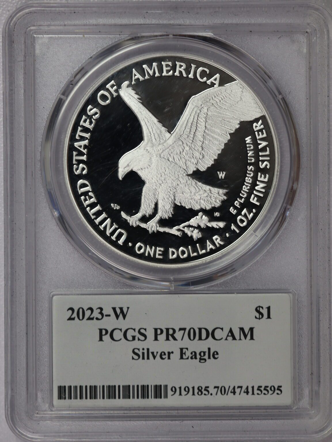 2023 W Silver Eagle Premiere First Edition Label PF70 NGC – Portsmouth ...