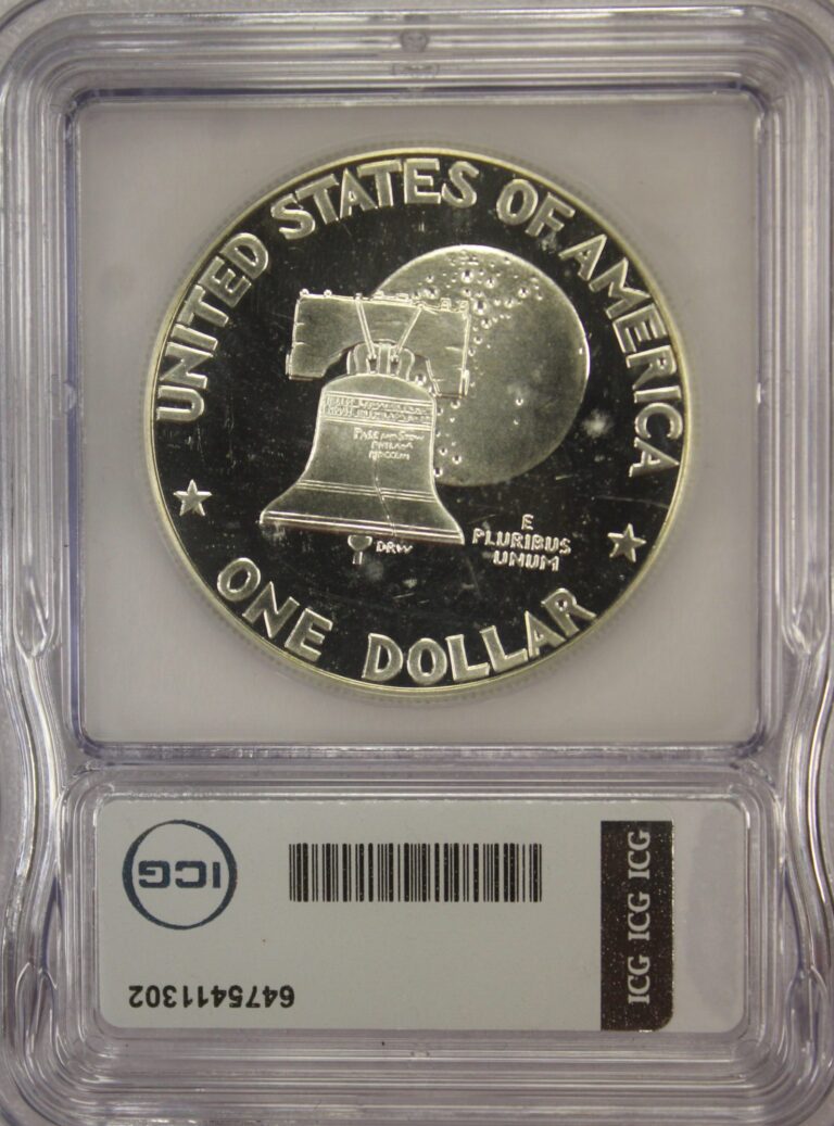 AUCTION- 1976-S 40% Silver Eisenhower Dollar IGC PR69 DCAM – Portsmouth ...
