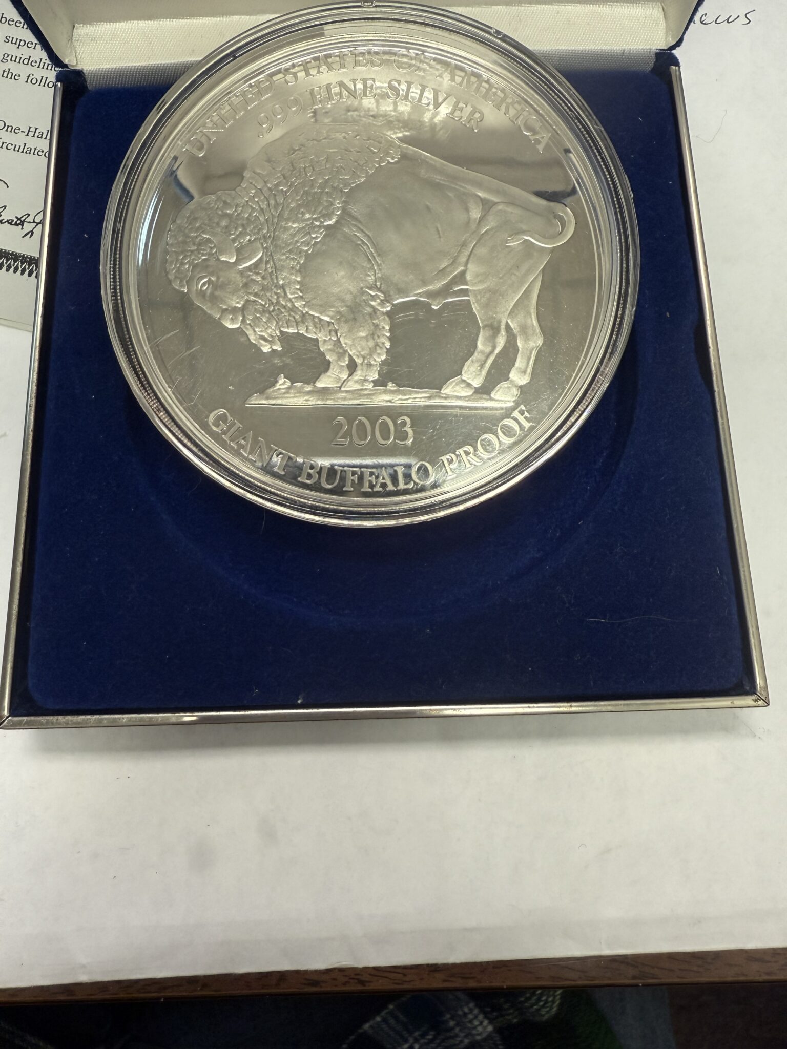 4 oz .999 Giant Bison Indian Silver Round – Portsmouth Coin & Currency Co
